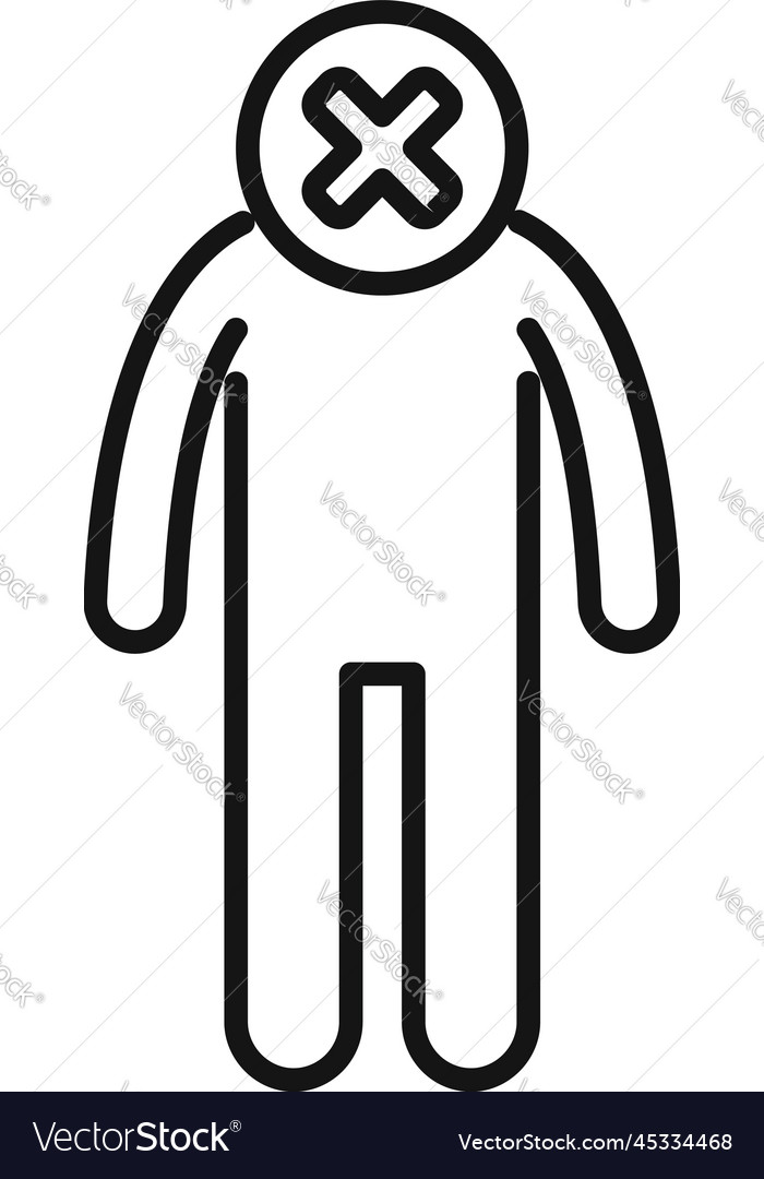 Delete People Icon Outline Remove Account Vector Image delete-people-icon-outline-remove-account-vector-image