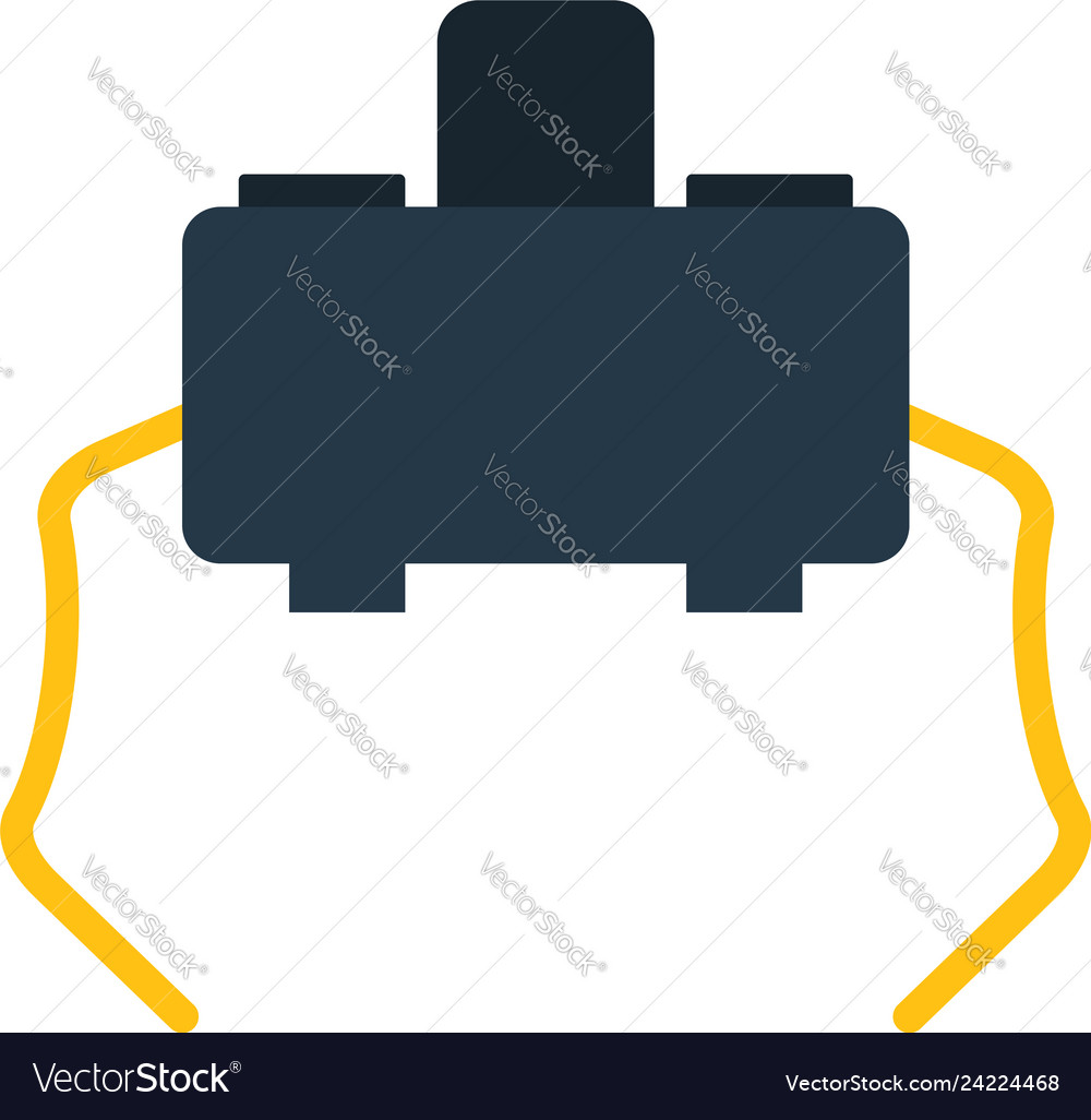 Micro button icon Royalty Free Vector Image - VectorStock