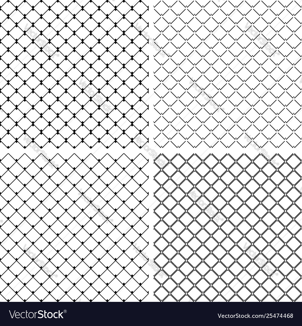 Seamless checked patterns Royalty Free Vector Image