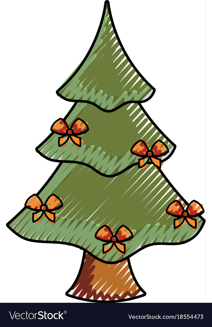 Christmas tree Royalty Free Vector Image - VectorStock