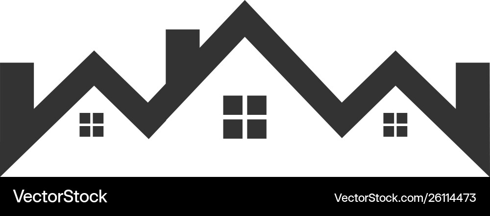 Residence house icon graphic design template Vector Image