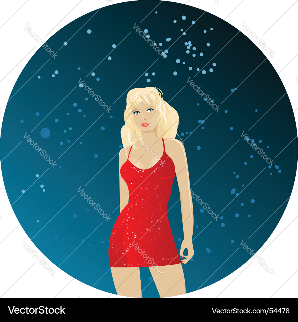 Dancing girl Royalty Free Vector Image - VectorStock