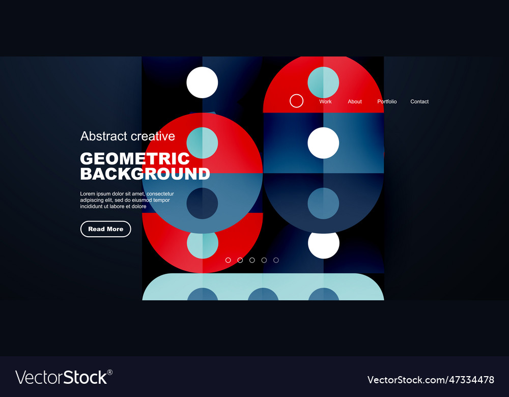Simple circles and round elements pattern Vector Image