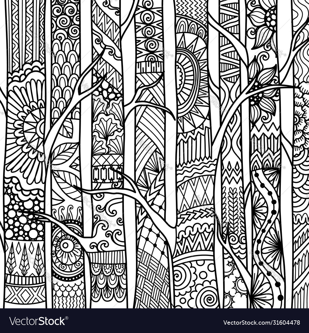 Trees Royalty Free Vector Image - VectorStock