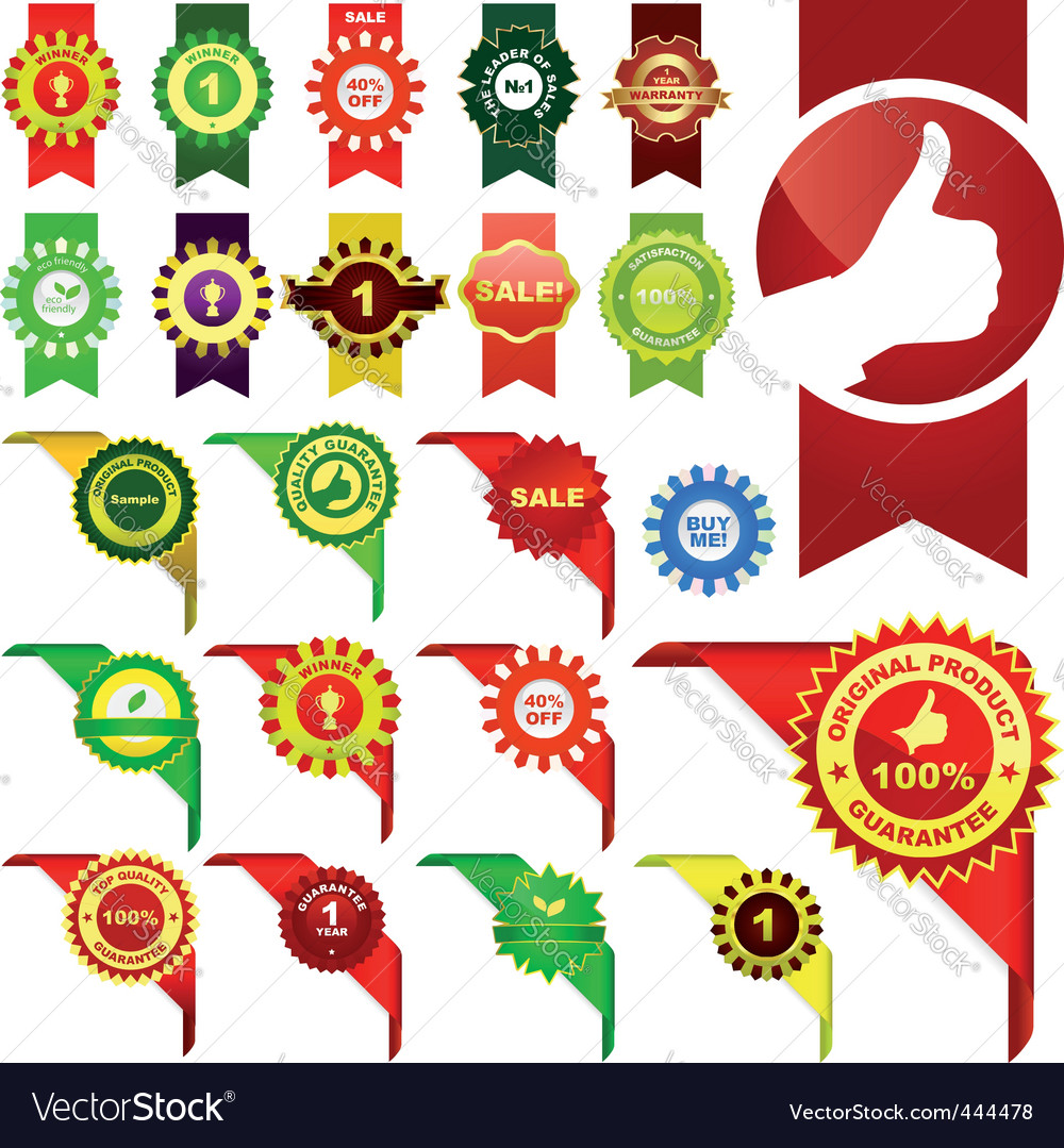 Various sale design elements Royalty Free Vector Image Various sale design elements Royalty Free Vector Image