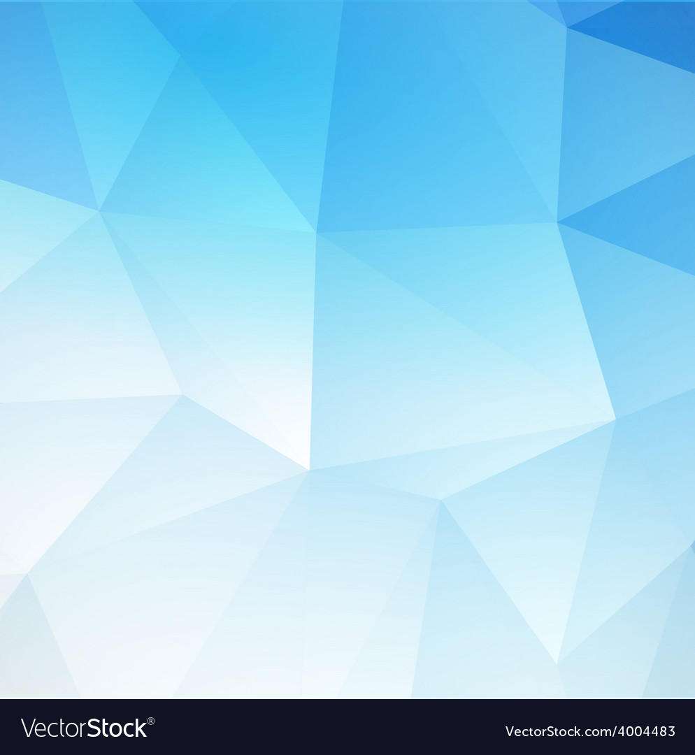 Blue abstract triangular background Royalty Free Vector