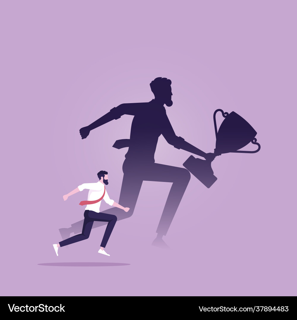 Goal achievement and success concept Royalty Free Vector