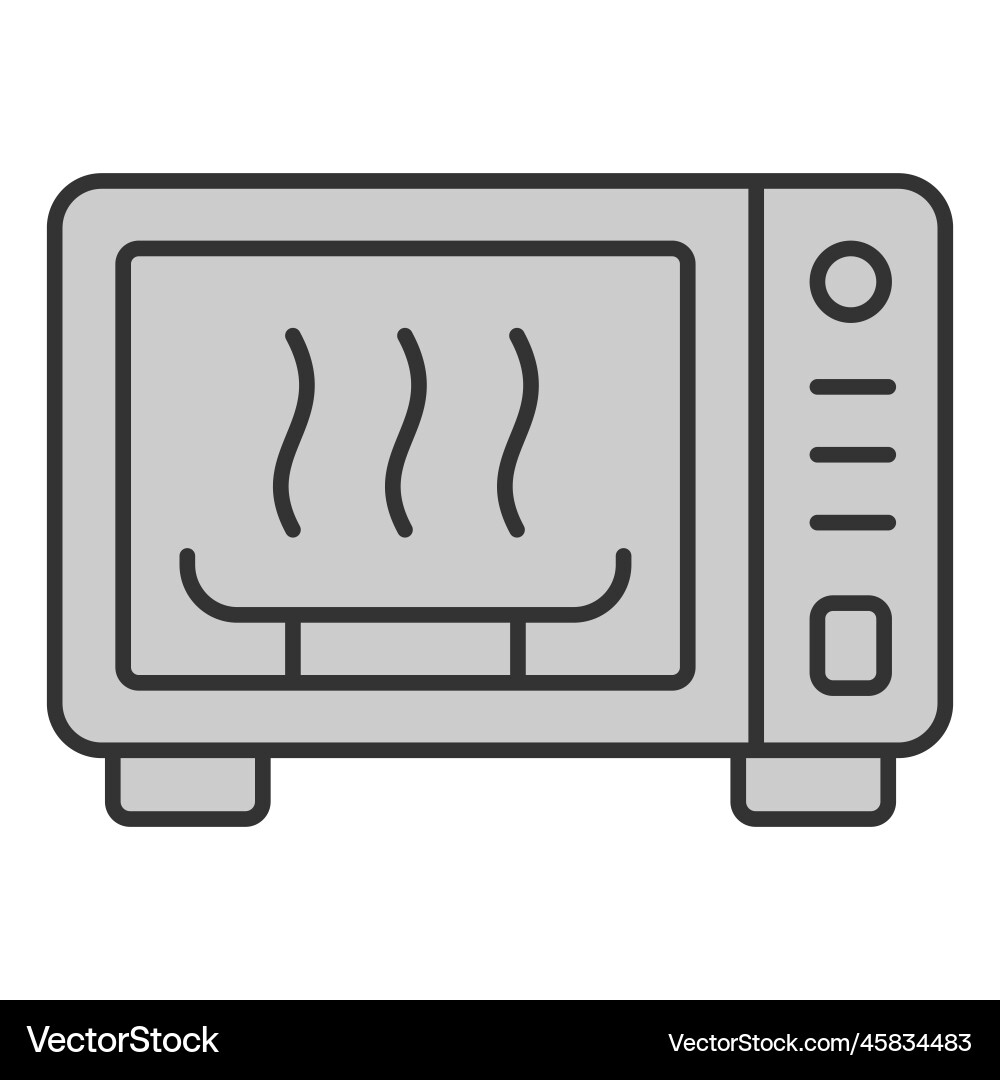 Microwave 3 Royalty Free Vector Image - VectorStock