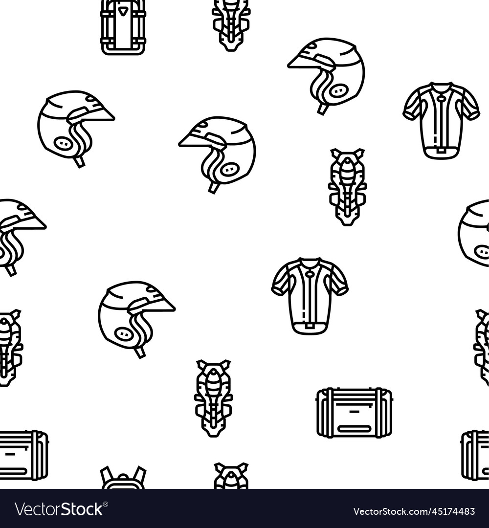 Motorcycle bike motor sport seamless Royalty Free Vector Motorcycle bike motor sport seamless Royalty Free Vector
