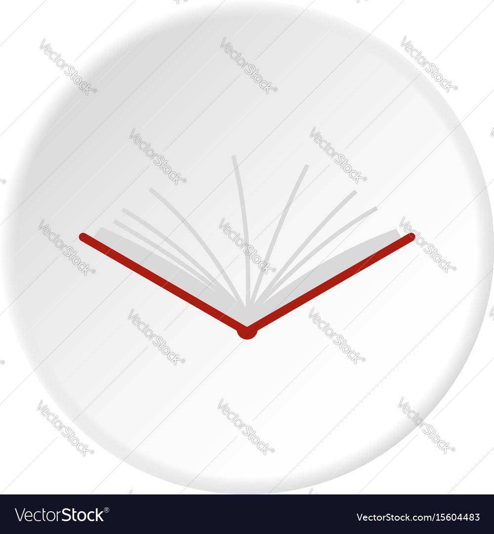 Open tutorial icon circle Royalty Free Vector Image