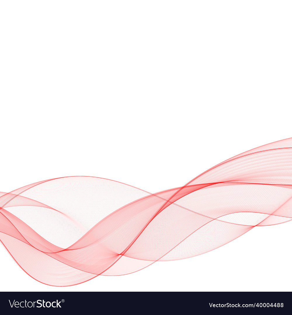 Abstract red wave template layout Royalty Free Vector Image