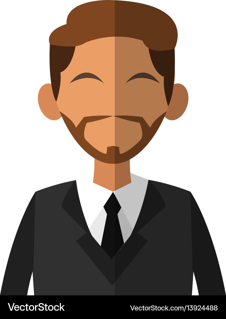 Businessman cartoon icon Royalty Free Vector Image