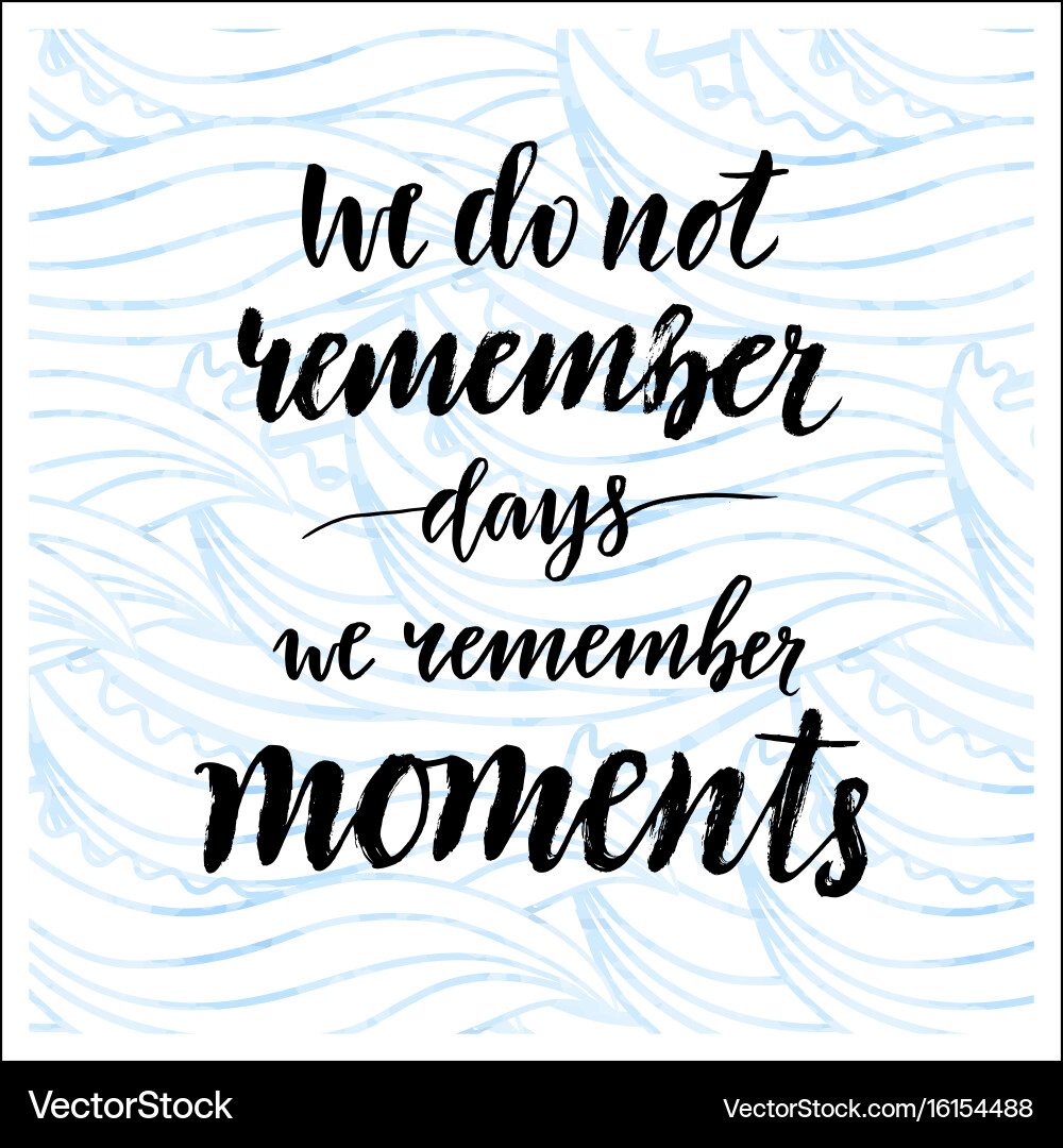 Handwritten lettering motivational text we do Vector Image
