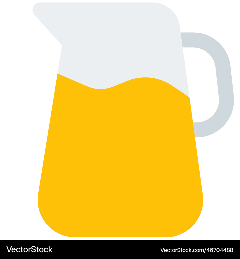 Large pitcher for storing and pouring liquids Vector Image