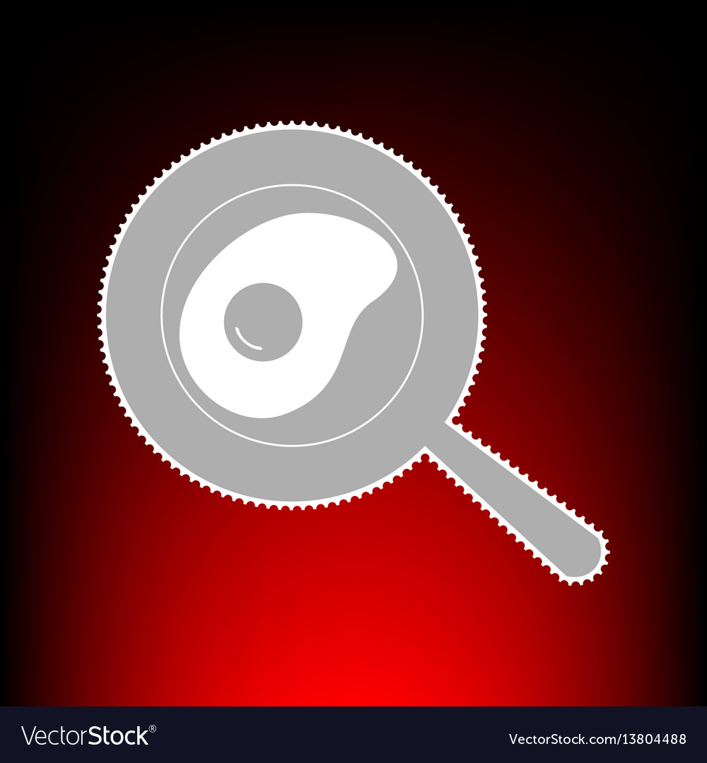 Omelette icon solid Royalty Free Vector Image - VectorStock