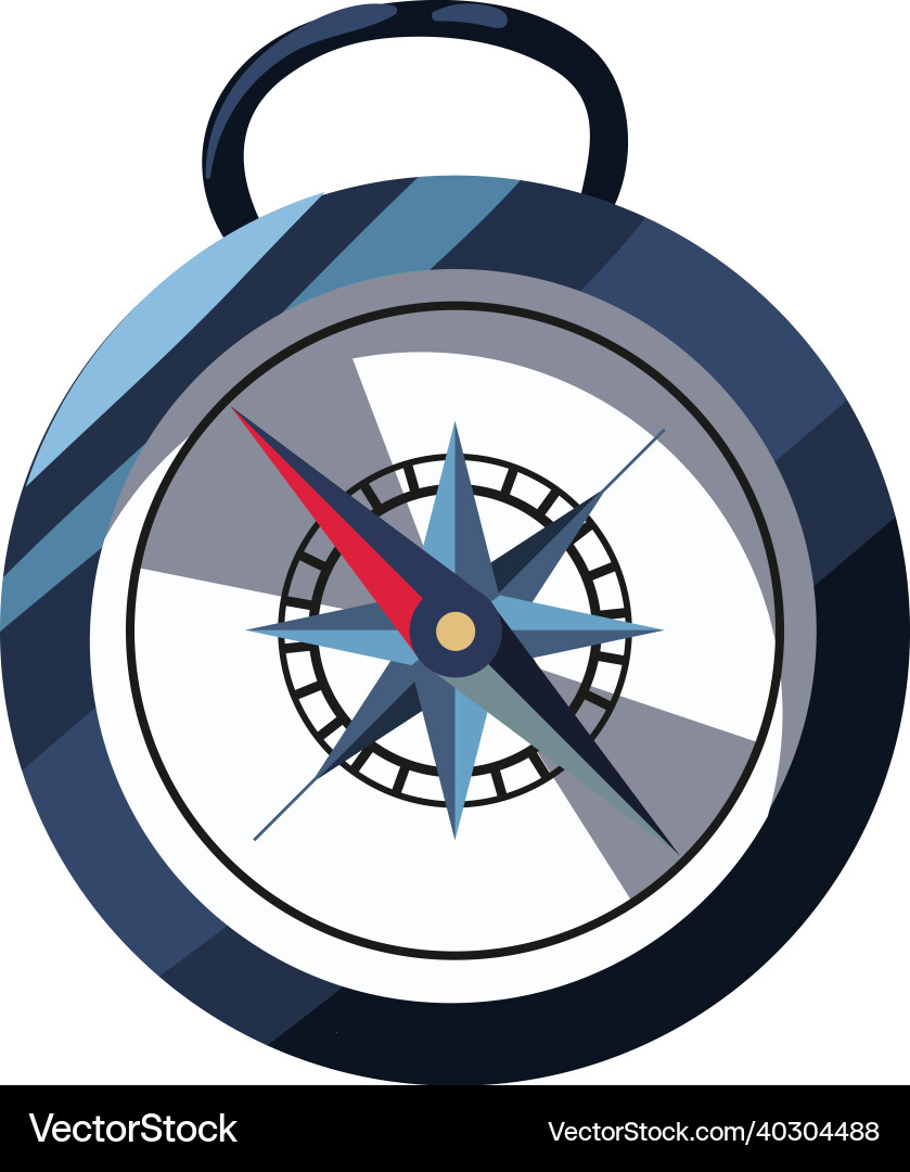 Shine compass design Royalty Free Vector Image