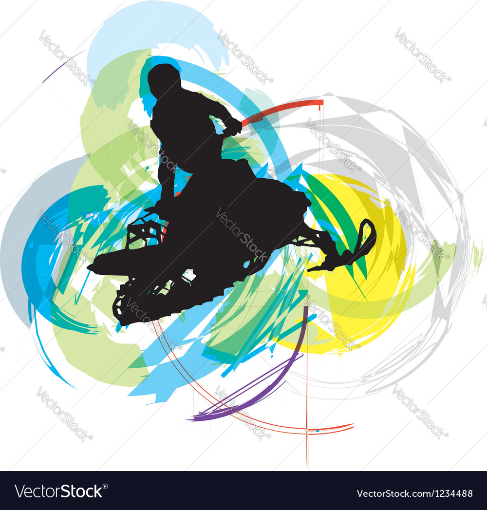Snow ski Royalty Free Vector Image - VectorStock