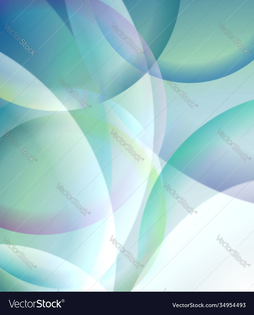 Abstract design - bright transparent background Vector Image