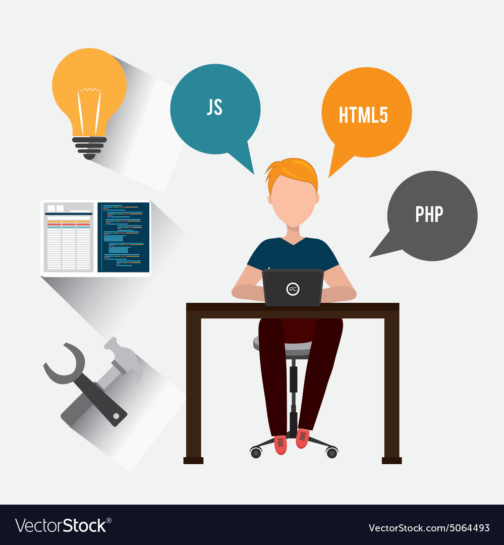 Software digital design eps 10 Royalty Free Vector Image