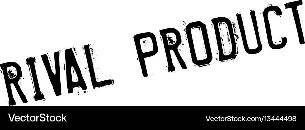 Rival product rubber stamp Royalty Free Vector Image