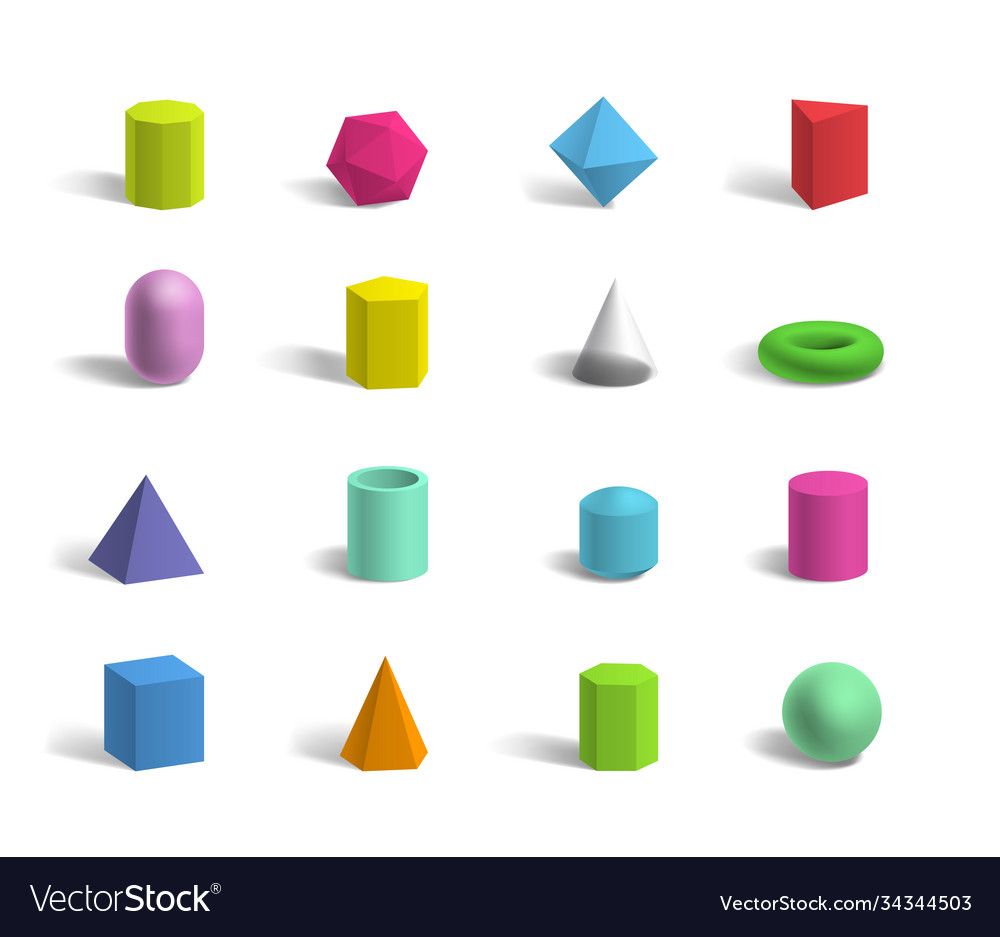 Colorful 3d Shapes