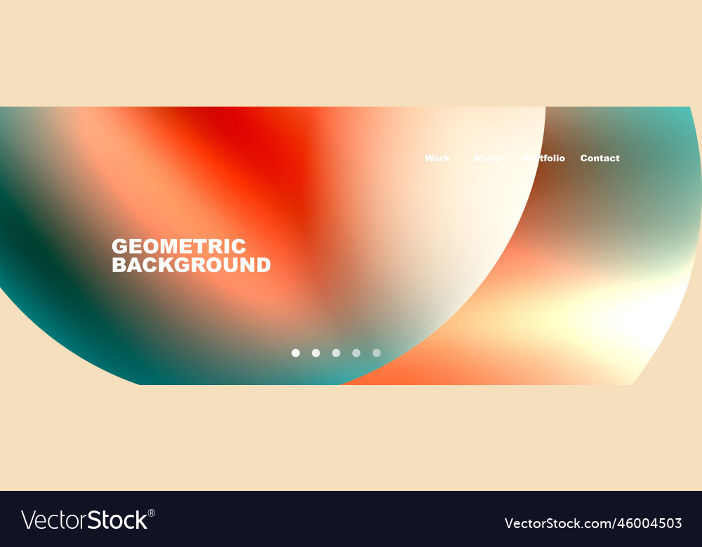 Trendy simple circle gradient abstract background Vector Image