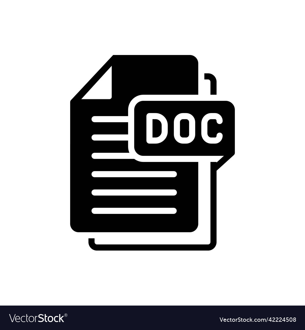 Doc Royalty Free Vector Image - VectorStock