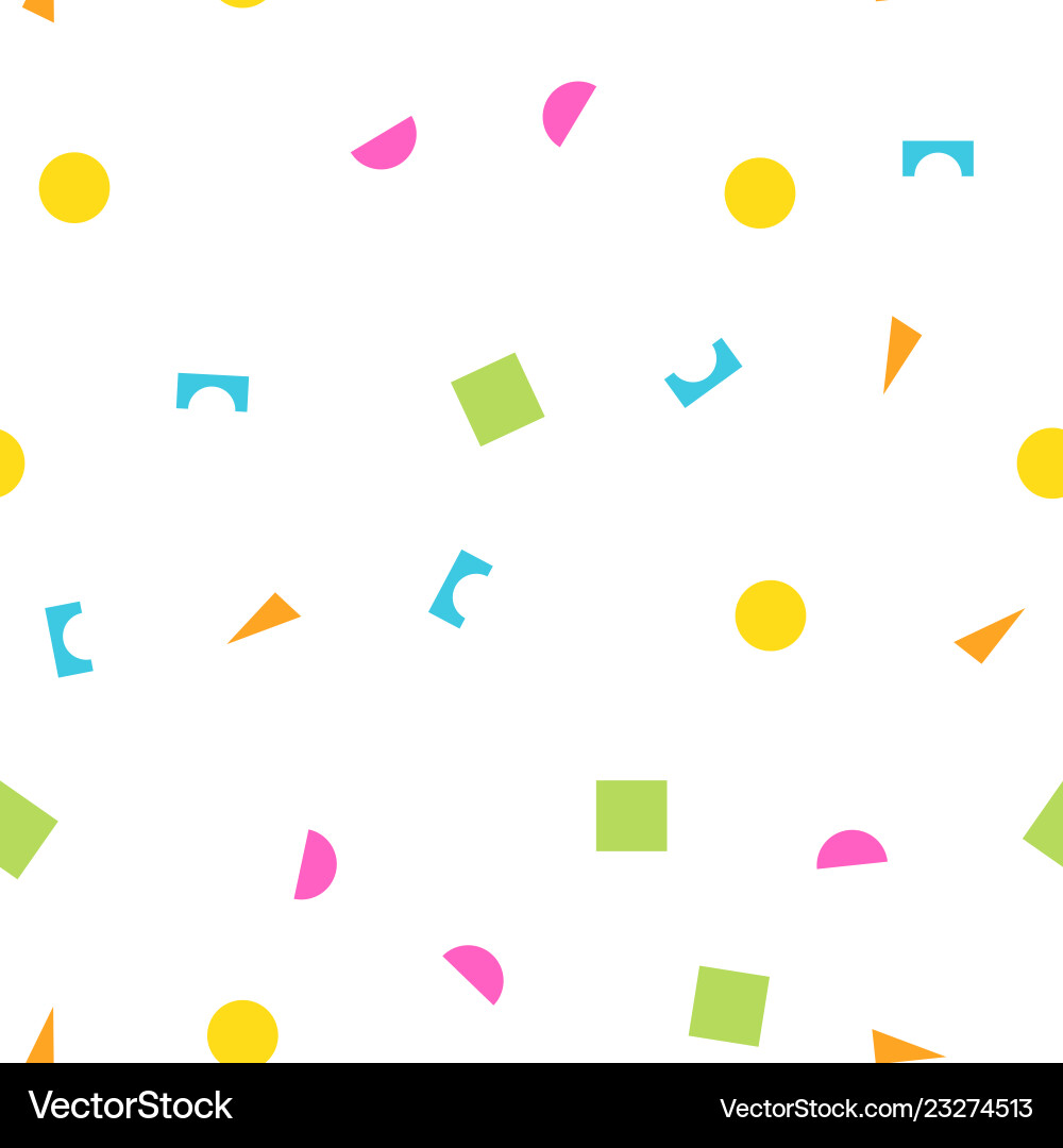 Colorful seamless pattern of building kit simple Vector Image