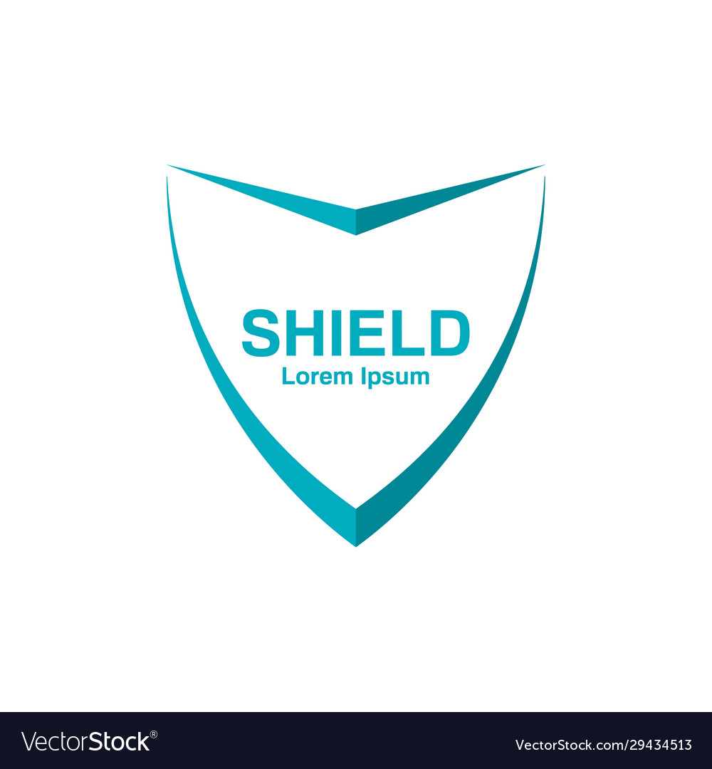 Logo shield Royalty Free Vector Image - VectorStock