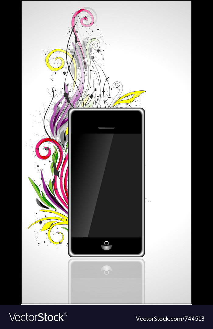 Mobile phone Royalty Free Vector Image - VectorStock