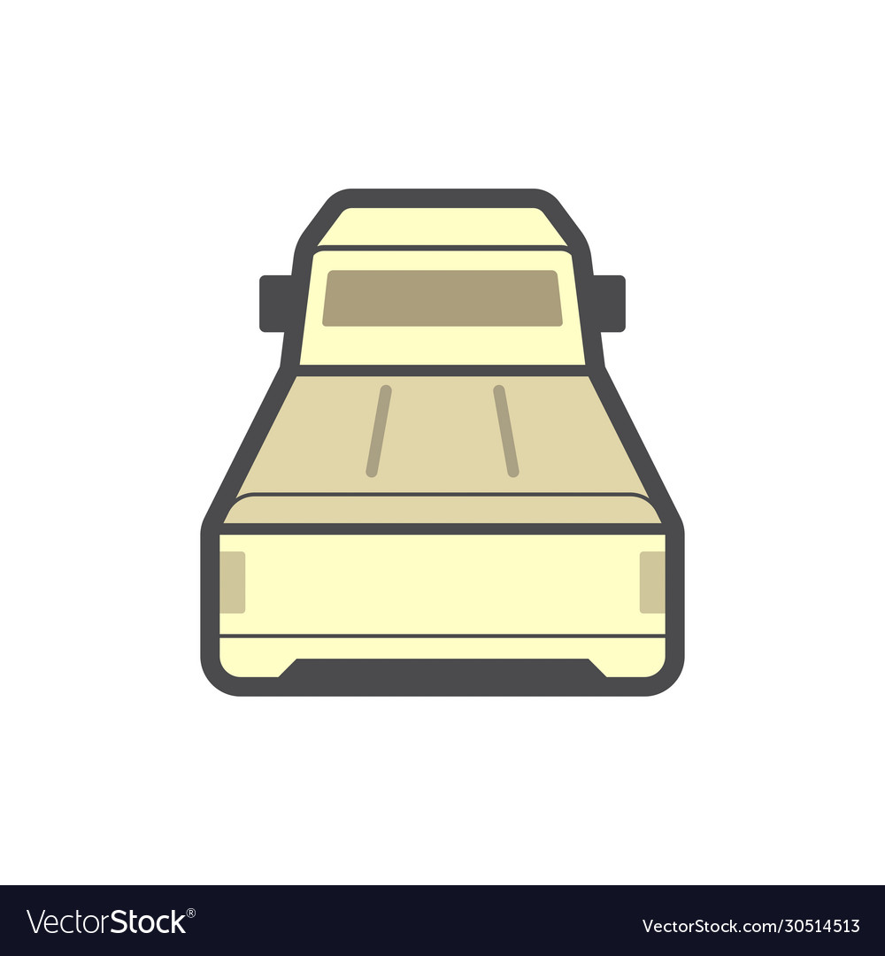 Pickup accessory icon Royalty Free Vector Image