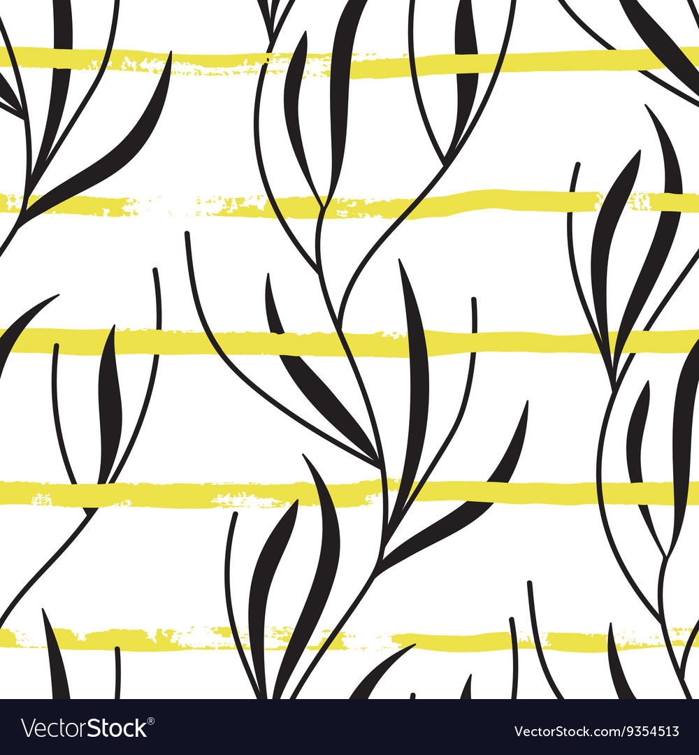 Seamless pattern with hand drawn stripes Vector Image