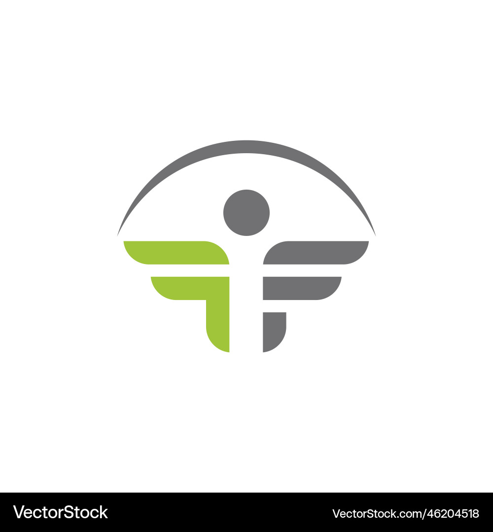 Isolated abstract business logo on a white Vector Image