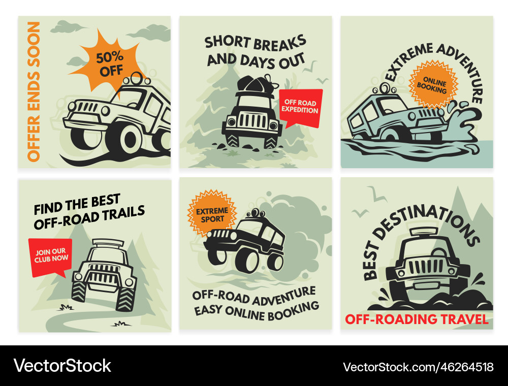 Off road adventure advertising at network web page