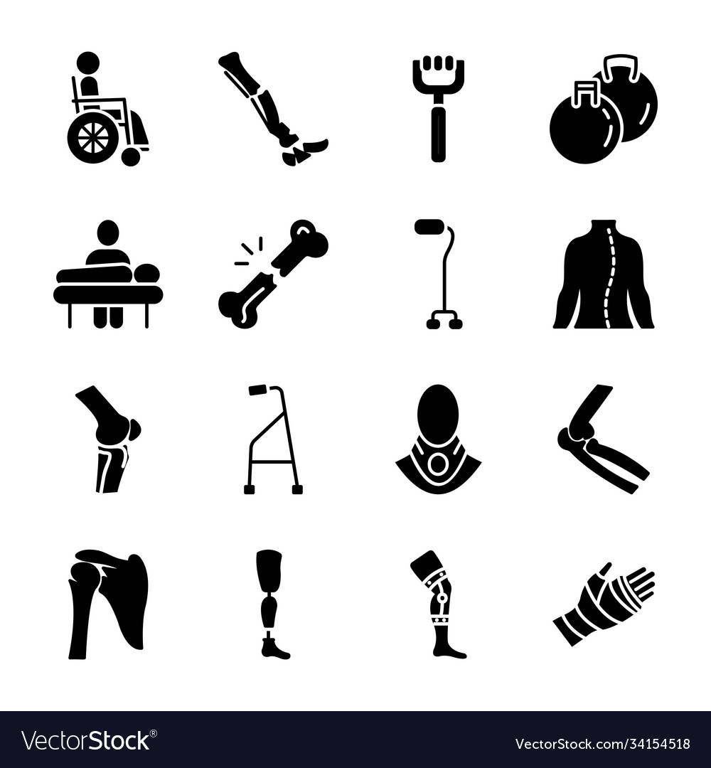 Orthopedic elements Royalty Free Vector Image - VectorStock