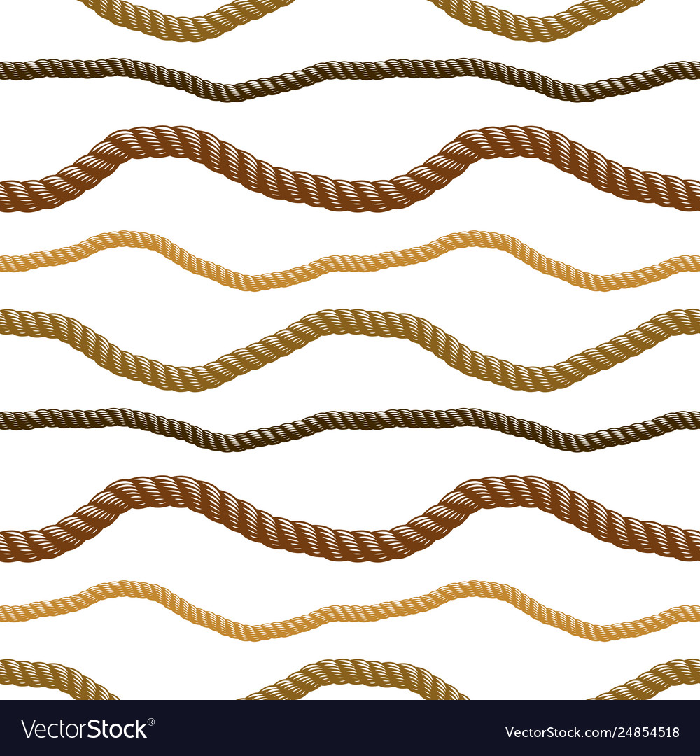 Rope seamless pattern trendy wallpaper background Vector Image