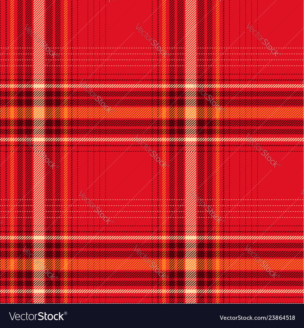 Seamless red checked pattern Royalty Free Vector Image
