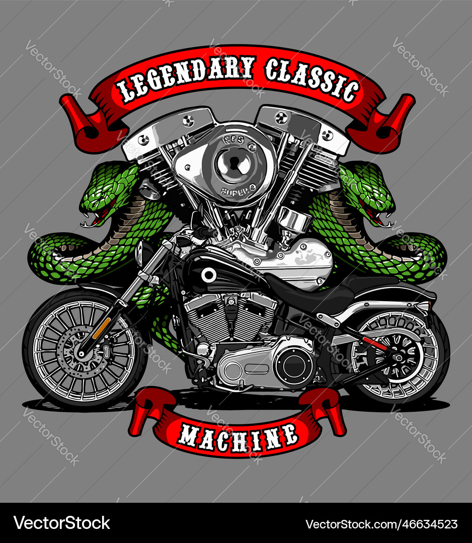 Biker template for graphic design Royalty Free Vector Image