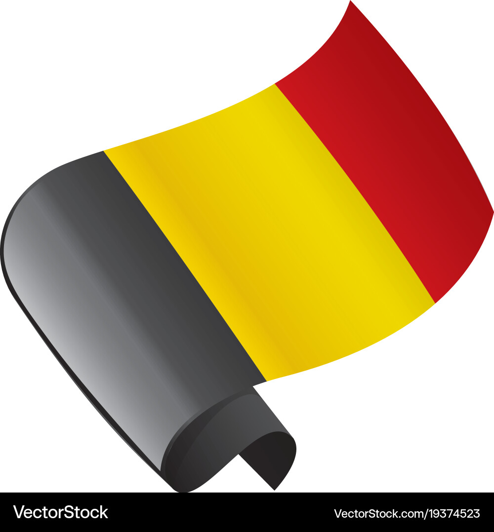 Flag of belgium Royalty Free Vector Image - VectorStock