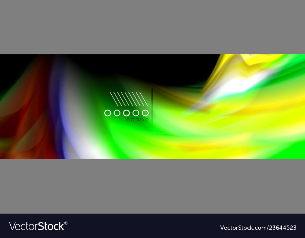 Fluid liquid wave pattern Royalty Free Vector Image