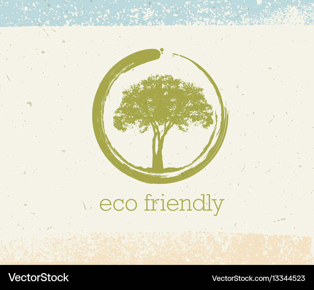 Holistic therapy tree with roots on organic paper Vector Image