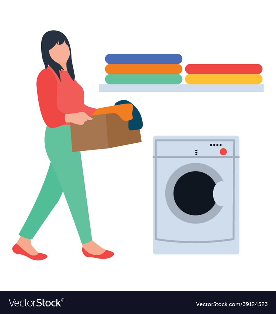 Laundry Royalty Free Vector Image - VectorStock