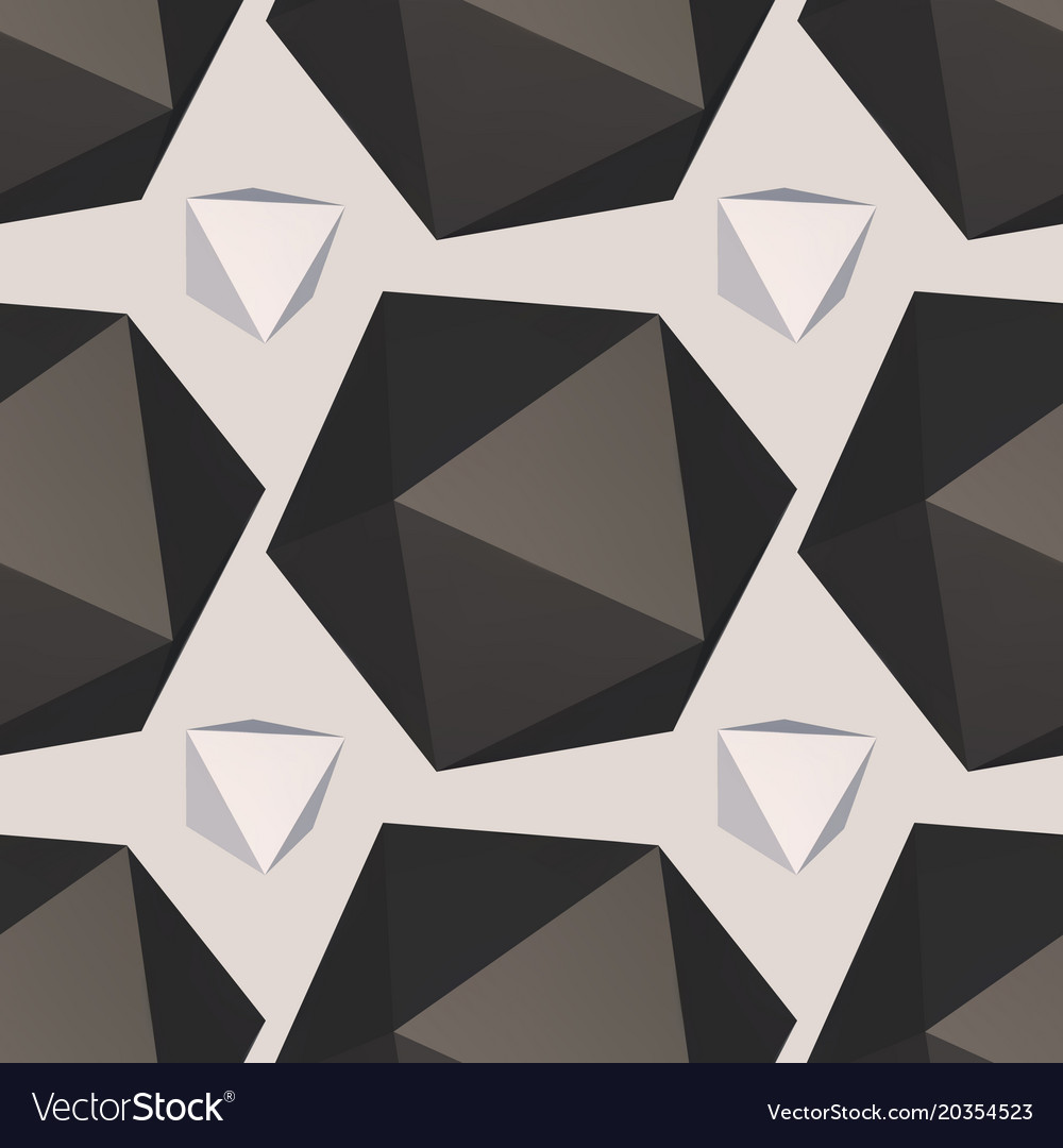 Seamless pattern with polygone Royalty Free Vector Image