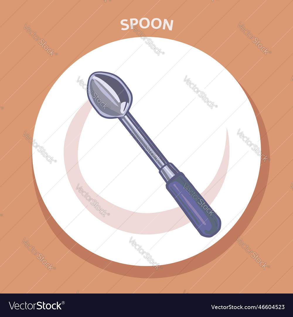 Spoon Royalty Free Vector Image - VectorStock