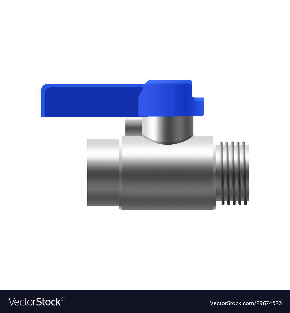 Valve ball fittings pipes metal piping system Vector Image Valve ball fittings pipes metal piping system Vector Image