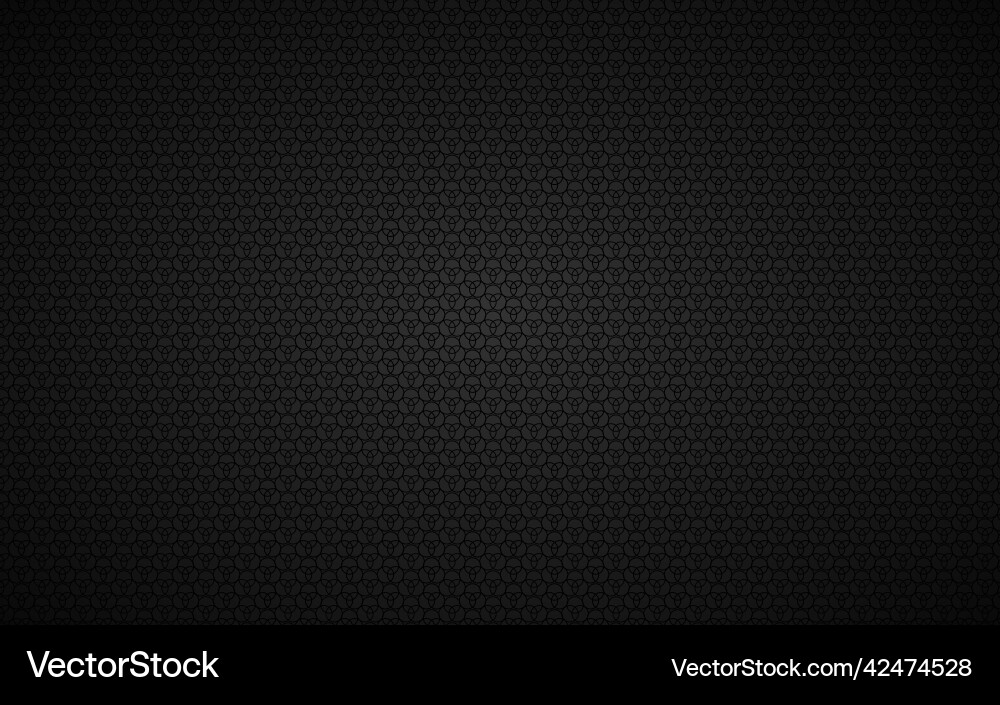 Abstract dark background with a circular pattern Vector Image