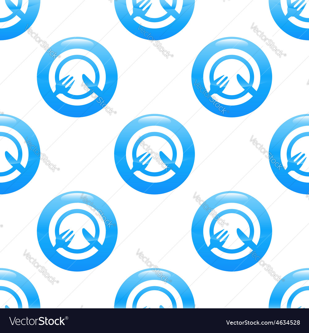 Dishware sign pattern Royalty Free Vector Image