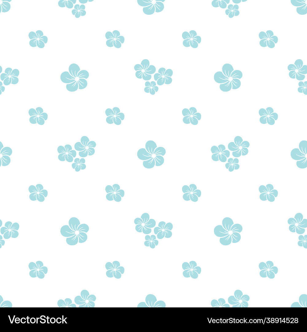Floral seamless patterns design for paper cover Vector Image