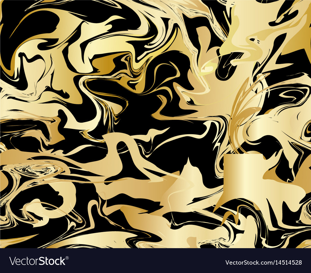 Marble gold texture seamless pattern Royalty Free Vector