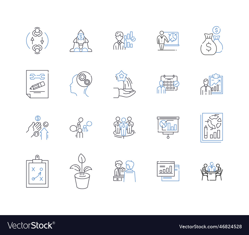 Political science line icons collection Royalty Free Vector Political science line icons collection Royalty Free Vector